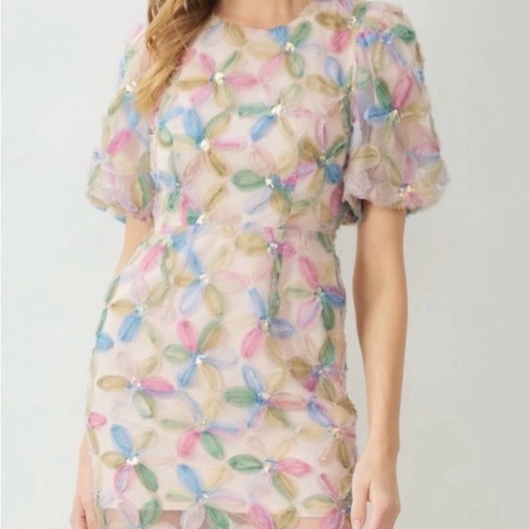 entro | Dresses | Entro Pastel Floral Midi Dress | Poshmark